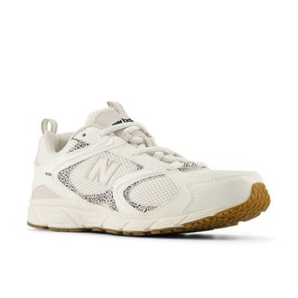New Balance Sneaker NEW BALANCE 408, Damen, Gr. 37,5, wei&szlig; leopard, Synthetik, Schuhe Sneaker, von dem New Balance 530 inspiriert, Topseller
