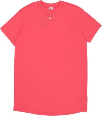 Nike Essentielles Tee-Kleid in Aster Pink - - Sport - Damen - Rosa - M