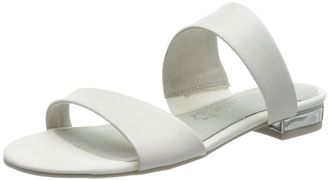 Marco Tozzi Marco Tozzi Damen 2-2-27112-26 Leder Pantolette Slipper, White, 40 EU