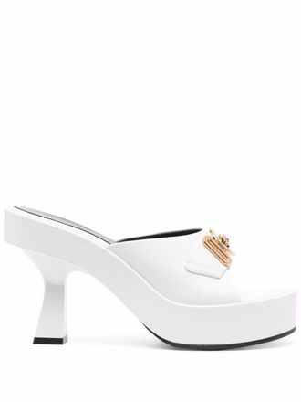 Versace mules Medusa Biggie - Blanc