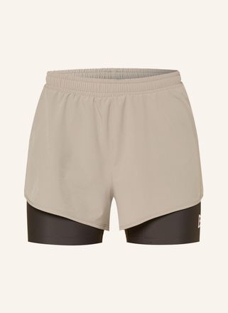 District Vision 2-in1-Laufshorts Trail gruen