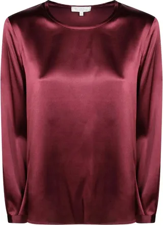 Antonelli Femme, Blouses et Chemises, Rouge, Taille: 40 FR Adige T-shirt ML Seta