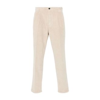 Incotex Homme, Pantalons, Beige, Taille: W34 Chinos Slim Fit Beige en Coton