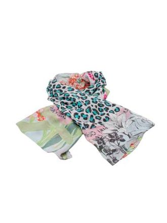 Liu Jo Liu JO &Eacute;tole Blossom 90 x 180 cm., bleu, 120X120