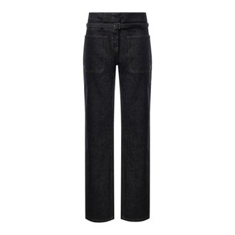 Courr&egrave;ges Damen, Jeans, Blau, W27Gr&ouml;&szlig;e