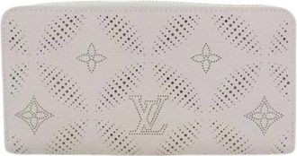 Louis Vuitton Portefeuille Long Mahina Pre-owned - Homme - Pre-owned - Gris - Taille: ONE Size