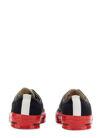 Converse Heart Print Cotton Sneaker - Black