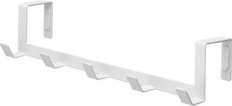 Yamazaki Tableware Yamazaki 7649 SMART T&uuml;rgarderobe, wei&szlig;, Stahl, Minimalistisches Design, 30 x 7 x 6 cm (LxBxH)