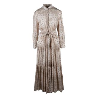 MC2 Saint Barth Femme, Robes, Beige, Taille: 40 FR Chemisiere