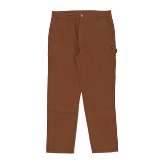 Dolly Noire Canvas Zimmermannshose mit Elastischem Bund - - Trousers - Herren - Braun - XS