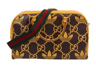 Gucci x Adidas Coated Canvas Duffle Bag