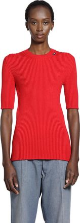 Prada Rib-knit Crewneck Top
