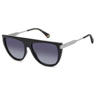 Polaroid Schwarze Graue Get&ouml;nte Polarisierte Sonnenbrille - - Accessories - Damen - Schwarzk - 57 MM