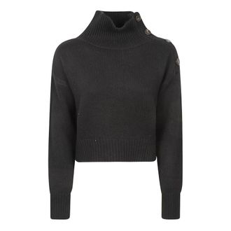 Yves Salomon Pullover 49cm - - Knitwear - Damen - Schwarzk - L