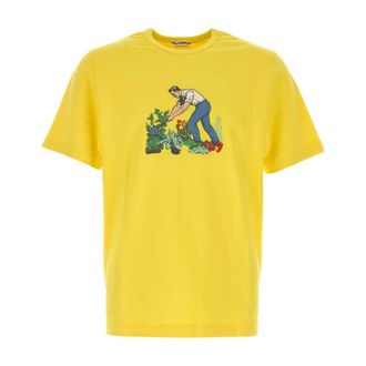 J.W.Anderson T-shirt imprim&eacute; Gardener - Homme - Tops - Jaune - Taille: XL