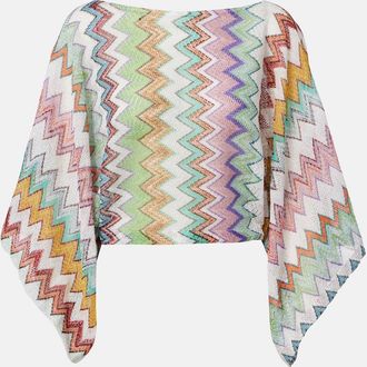 Missoni Top aus H&auml;kelstrick