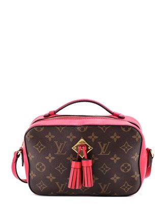 Louis Vuitton Saintonge Handbag Monogram Canvas with Leather crossbody bag - Braun