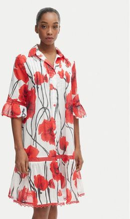 iconique Sommerkleid IC26-087 Rot Regular Fit