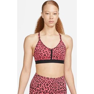 Nike Damen BH W NK DF INDY V-NECK LPRD BRA