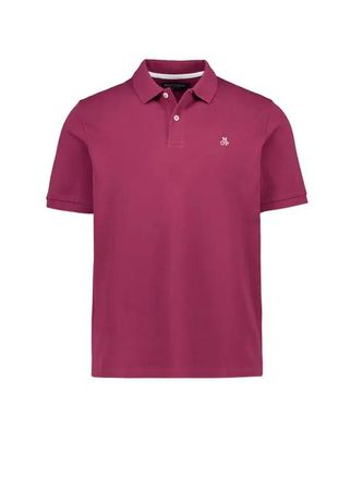 Marc O'Polo Herren Polo-Shirt rot Baumwoll-Piqu&eacute;