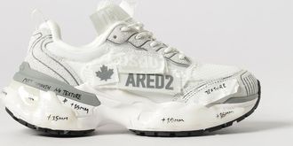 Dsquared2 Baskets Faster en cuir et mesh avec logo contrastant
