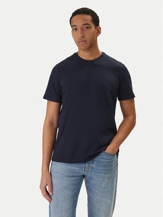 Calvin Klein Jeans T-Shirt Classic Monogram LV04RD254G Dunkelblau Regular Fit