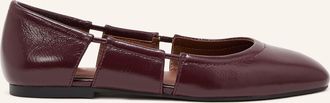 Reiss Reiss Ballerinas Leona Mit Cut-Outs rot