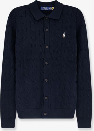 Ralph Lauren Cotton cardigan with braided knit - POLO RALPH LAUREN - gender_Man