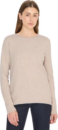 Cecil Softer Pullover in Unifarbe Desert beige Melange XXL