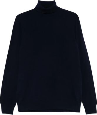 Della Ciana Pullover mit Rollkragen - Blau