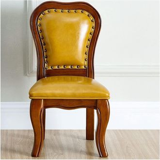 Generic Schminktischbank Aus Echtem Leder - Runder Schminkhocker Mit Stauraum, Vielseitig Verwendbarer Fußhocker for Zuhause(Yellow)