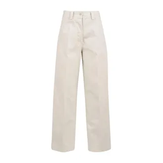Aspesi Gerade Hosen - - Trousers - Damen - Wei&szlig; - M