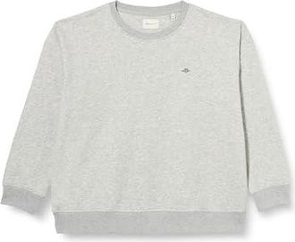 GANT Shield C-Neck Sweat Maillot de surv&ecirc;tement, Gris Clair chin&eacute;, XXL Femme