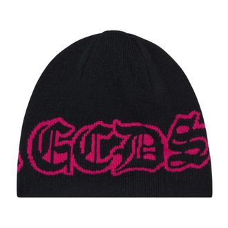 GCDS Gcds - Bonnet Gothique - Femme - Accessoires - Noir - Taille: ONE Size