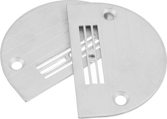 BESTONZON HOMOBABE 2 St&uuml;ck Teiliges N&auml;hmaschinen nadelplatten mit Skala Kompatibel f&uuml;r Verschiedene N&auml;hmaschinen Pr&auml;zise der Nadelposition Einfach zu Montieren 