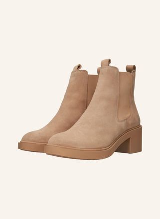 Blackstone Schn&uuml;rboots beige