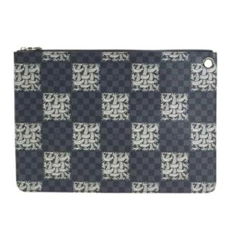 Louis Vuitton Pre-owned Damier Graphite Clutch Bag - - Pre-owned - Herren - Schwarzk - ONE SIZE