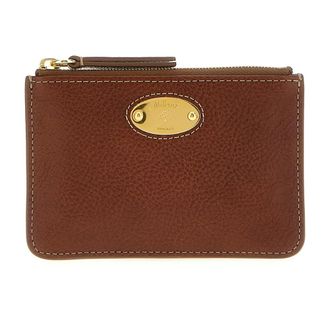 Mulberry Femme, Accessoires, Brun, Taille: ONE Size Plaque Small Wallet