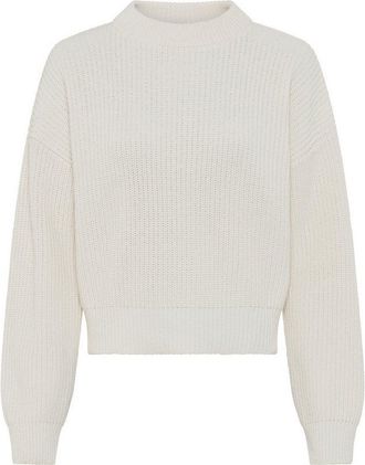 HUGO BOSS Strickpullover Slogerya mit Stehkragen, Relaxed Fit