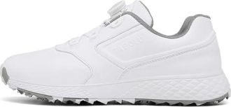 Generic Slip on Femmes Golf Trainers Chaussures De Marche Confortables pour Dames Imperméable Antidérapant Golfing Sport Sneakers,Blanc,37 EU