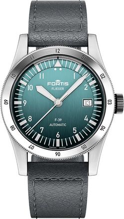 Fortis FLIEGER F-39 Automatic Petrol Herrenuhr F4220020