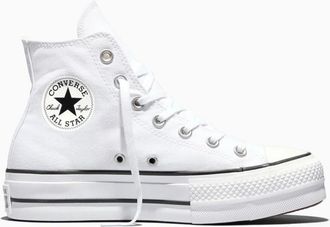 Converse Chuck Taylor All Star Platform - - Shoes - Damen - Wei&szlig; - 37 1/2 EU