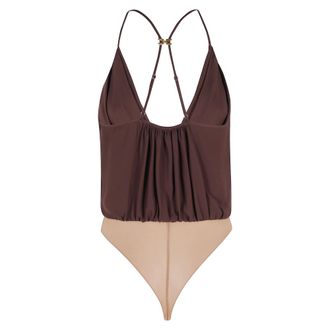 Elisabetta Franchi Damen, Oberteile, Braun, SGr&ouml;&szlig;e