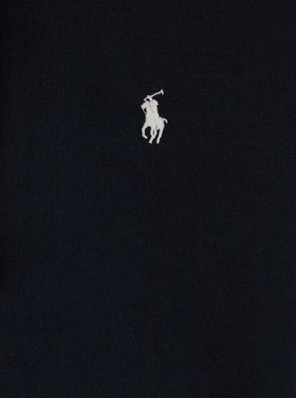 Polo Ralph Lauren Mens Hoodie Black Cotton Sweatshirts Sweater