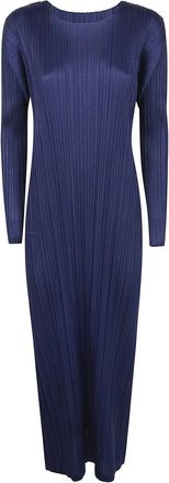 Issey Miyake Femme, Robes, Bleu, Taille: 46 FR Monthly Colors: January Dress
