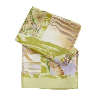 Ferragamo Femme, Accessoires, Multicolore, Taille: ONE Size Foulard Imprimé Jungle