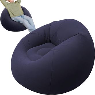 Generico Aufblasbares Sofa, zusammenklappbar, tragbar, Garten, zum Entspannen, Strand, Reisen