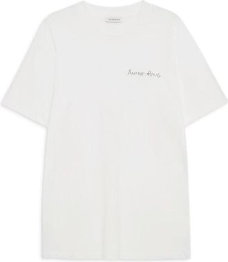 Anine Bing Femme, Tops, Beige, Taille: 38 FR Ivory Walker Tee Lyrics