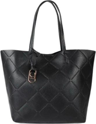 Lola Casademunt Femme, Sacs, Noir, Taille: ONE Size Shopper monograma rombos