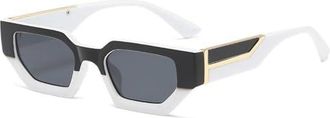 Generic Lunettes De Soleil Tendance &Agrave; Monture Fine For Hommes Et Femmes, Id&eacute;ales For Les Photos De Vacances, La Conduite, Le Sport Et Le Shopping.(White)